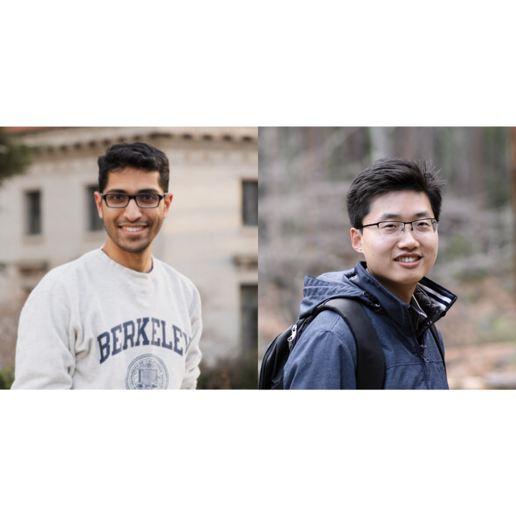 Vivek Bharadwaj and Yicheng Zhu receive Teaching Effectiveness Award - EECS at Berkeley